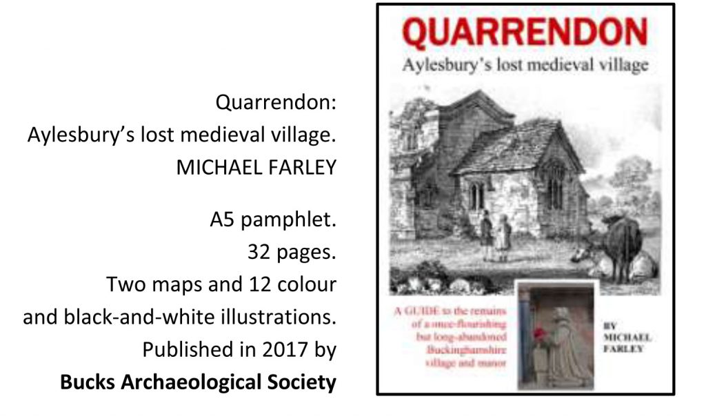 Quarrendon: Aylesbury's Lost Medieval Village - Bucks Archaeological ...